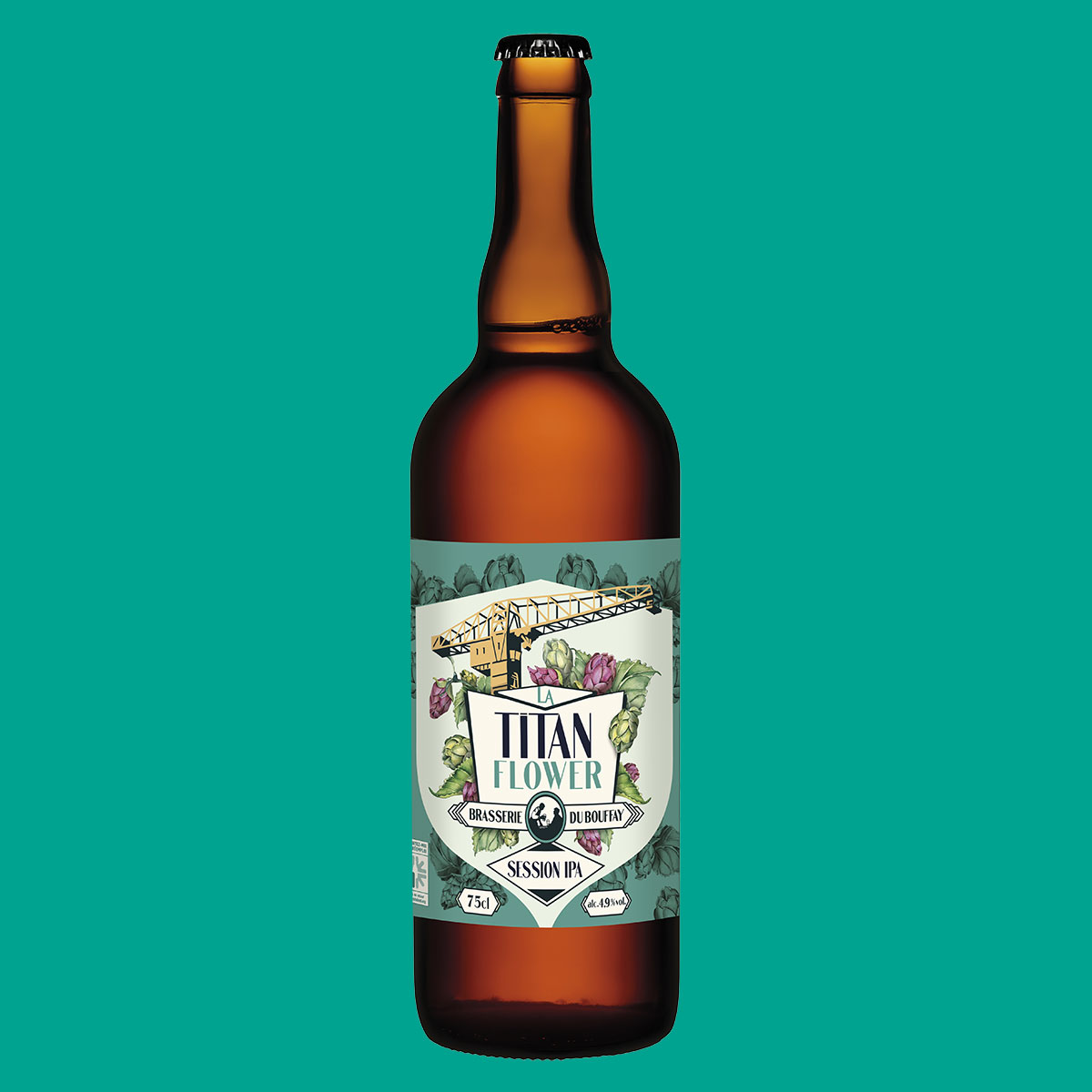 Bière artisanale La Titan Flower Session IPA - Brasserie du Bouffay